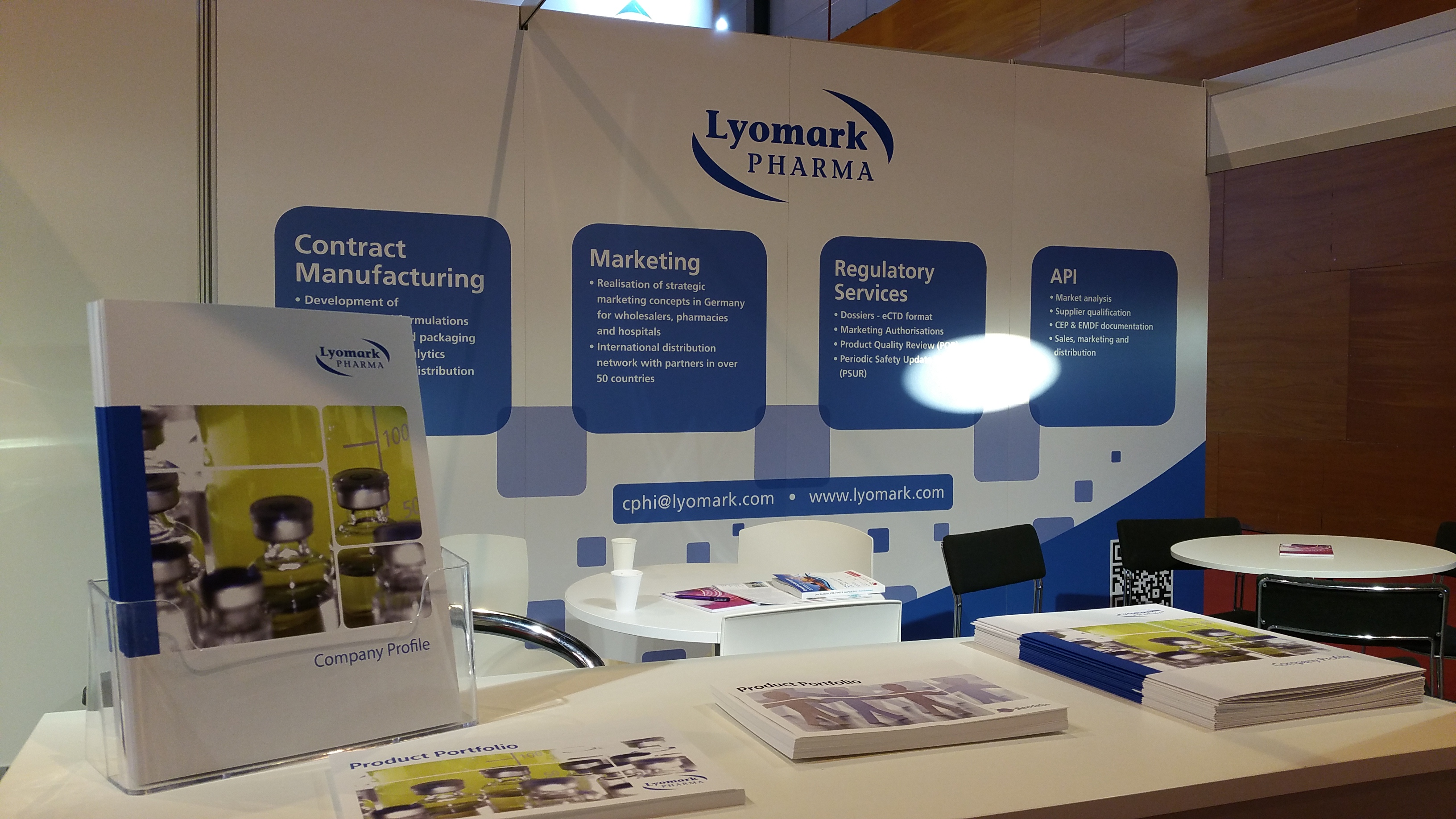 Lyomark Pharma @ CPhI Worldwide 2015 in Madrid - Lyomark Pharma